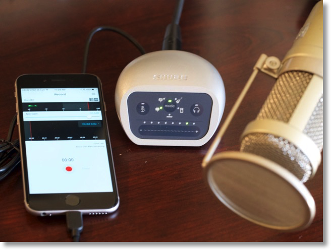 Shure MVi Digital Audio Interface + MOTIV App - Podfeet Podcasts