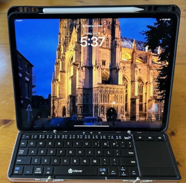 DTTO 12.9" iPad Pro Case and iClever BK08 Bluetooth keyboard — by Bruce ...