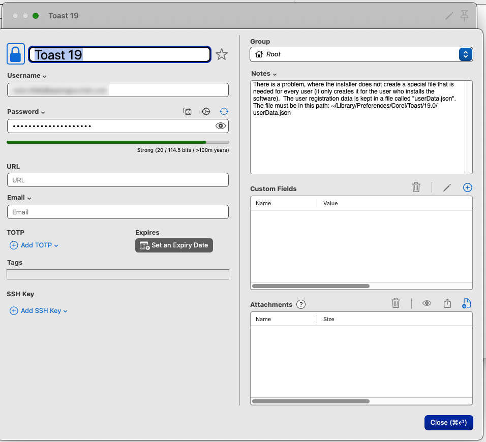 Strongbox Password Manager – by Kurt Liebezeit - Podfeet Podcasts