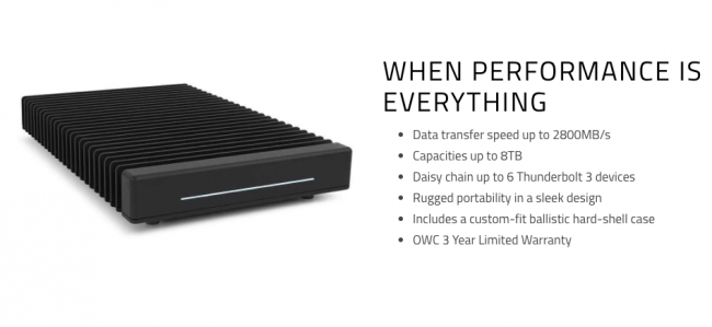 CES 2018: OWC Thunderbolt 3 Storage and Docks - Podfeet Podcasts