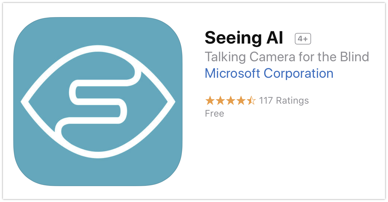 Seeing AI from Microsoft - Podfeet Podcasts