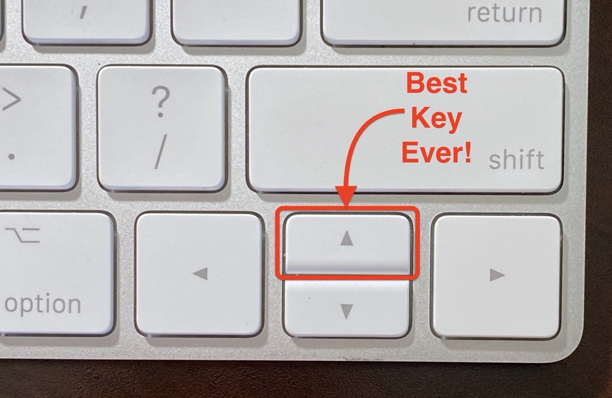 Tiny Tip - The Magic Up Arrow - Podfeet Podcasts