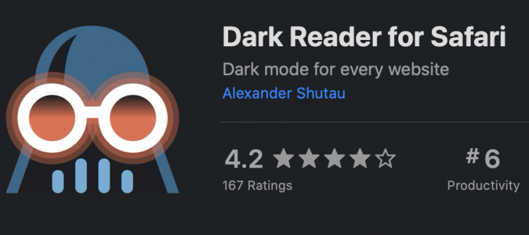 Tiny Tip – Get Rid of Glare on Glasses with Dark Reader - Podfeet Podcasts