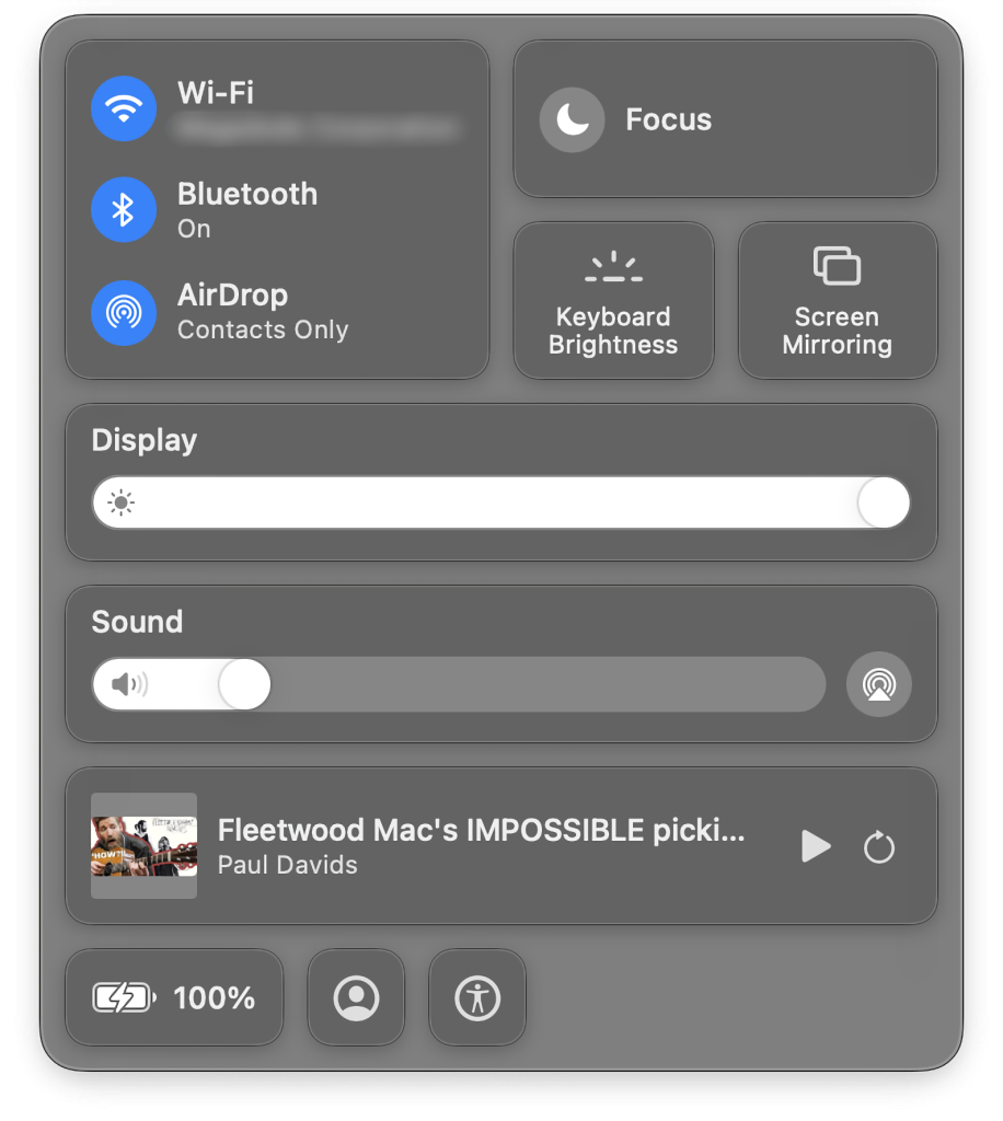 A Tiny Tip Collection — macOS Control Centre - Podfeet Podcasts
