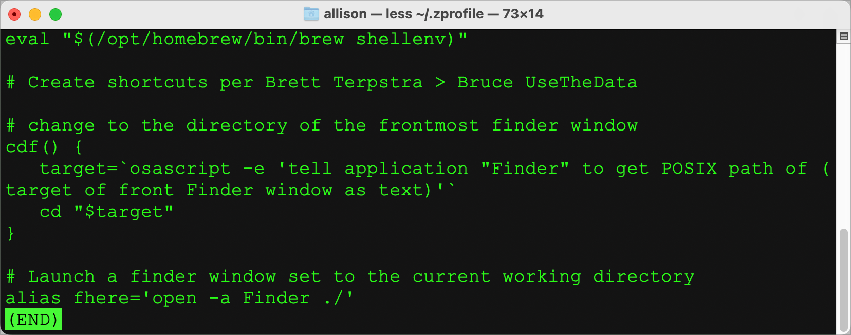 Finder and Terminal in the Same Window - Fun with Scripts — by Bruce from Tennessee - Podfeet ...