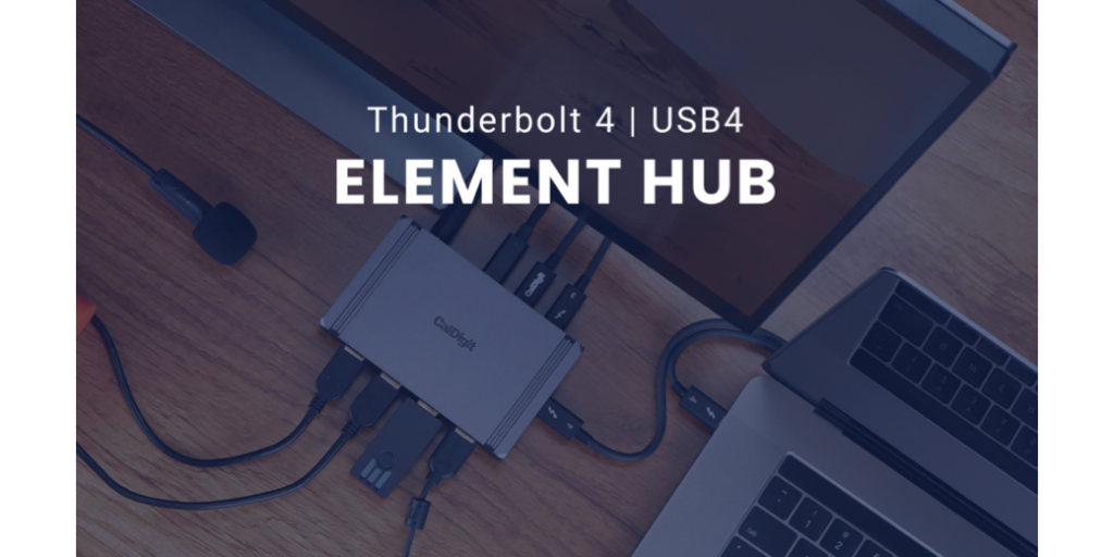 Added the CalDigit Thunderbolt 4 Element Hub to an M2 MacBook Air for ...