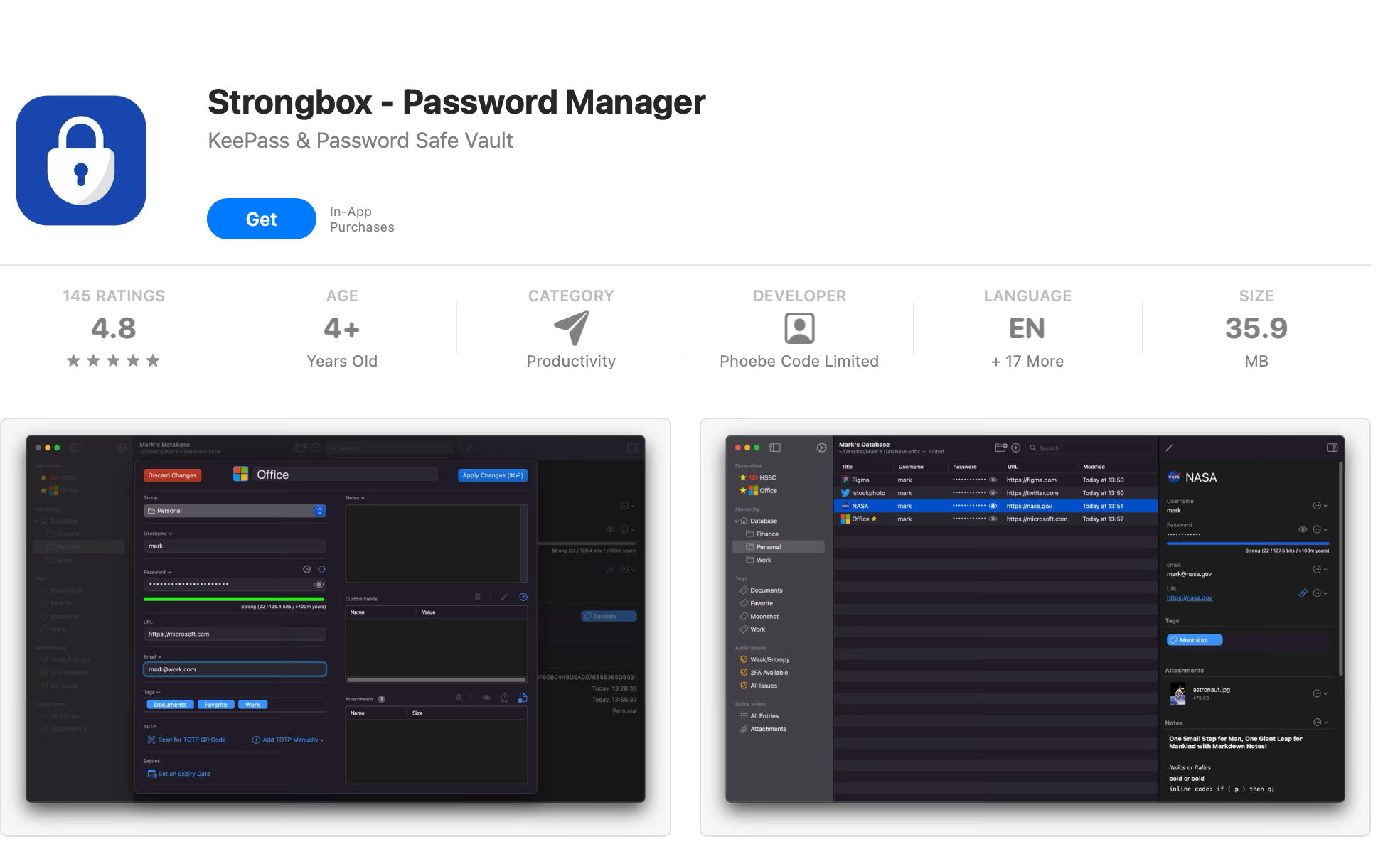 Strongbox Password Manager – by Kurt Liebezeit - Podfeet Podcasts