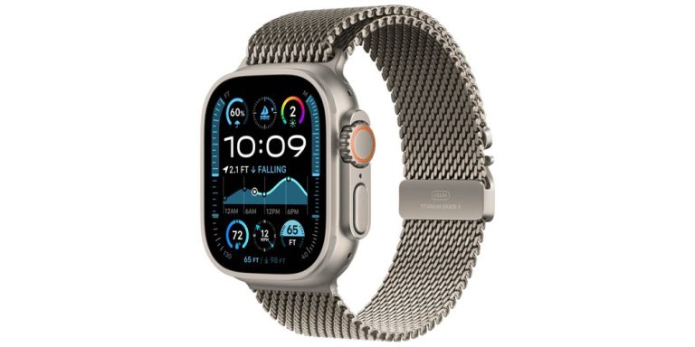 Titanium Milanese Loop for Apple Watch Ultra (and 49mm) – by Bart ...